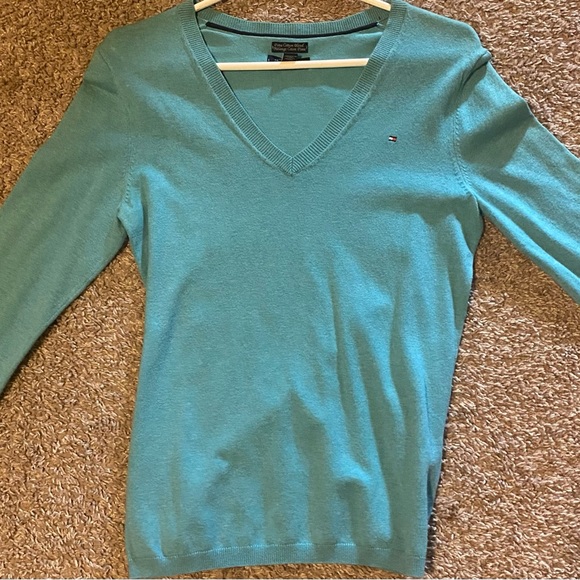 Tommy Hilfiger | Sweaters | Tommy Hilfiger Womans Small Robin Egg Blue ...